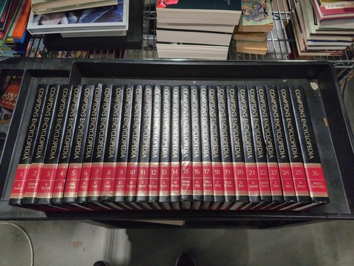 Compton's Encyclopedia 1988 Complete 26 Volume Set Red Hardcover ...