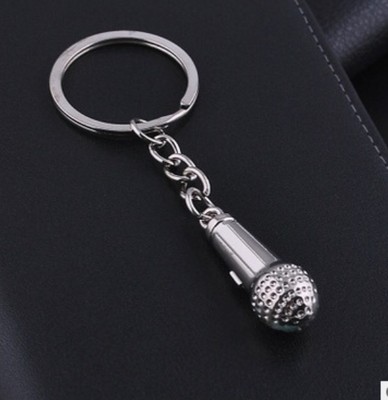 Chrome Steel Keychain, Bag Jewelry, Microphone, Microphone. | eBay