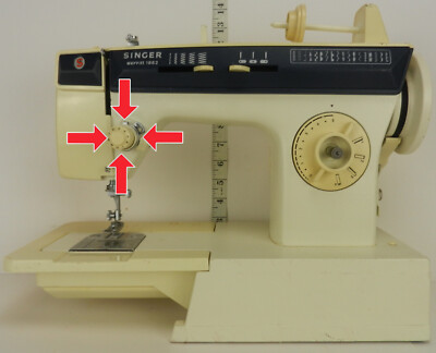 SINGER Merritt 1862 Sewing Machine PART ONLY: TENSION ASSEMBLY - USED ...