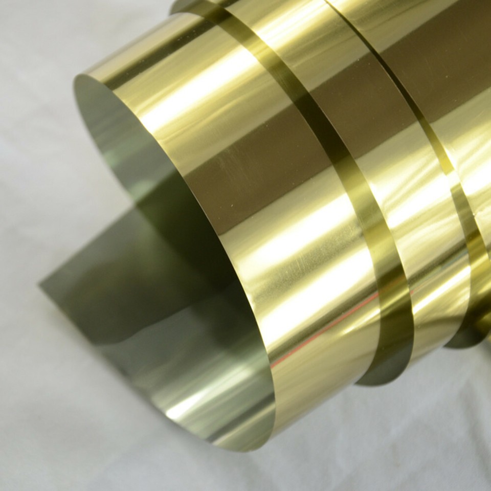 Gold&silver One Way Mirror Window Film Solar Tint Reflective UV ...