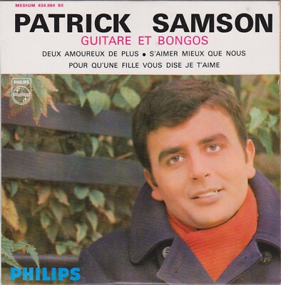 PATRICK SAMSON GUITARE ET BONGOS FRENCH ORIG EP C. CHEVALLIER & "LES ...