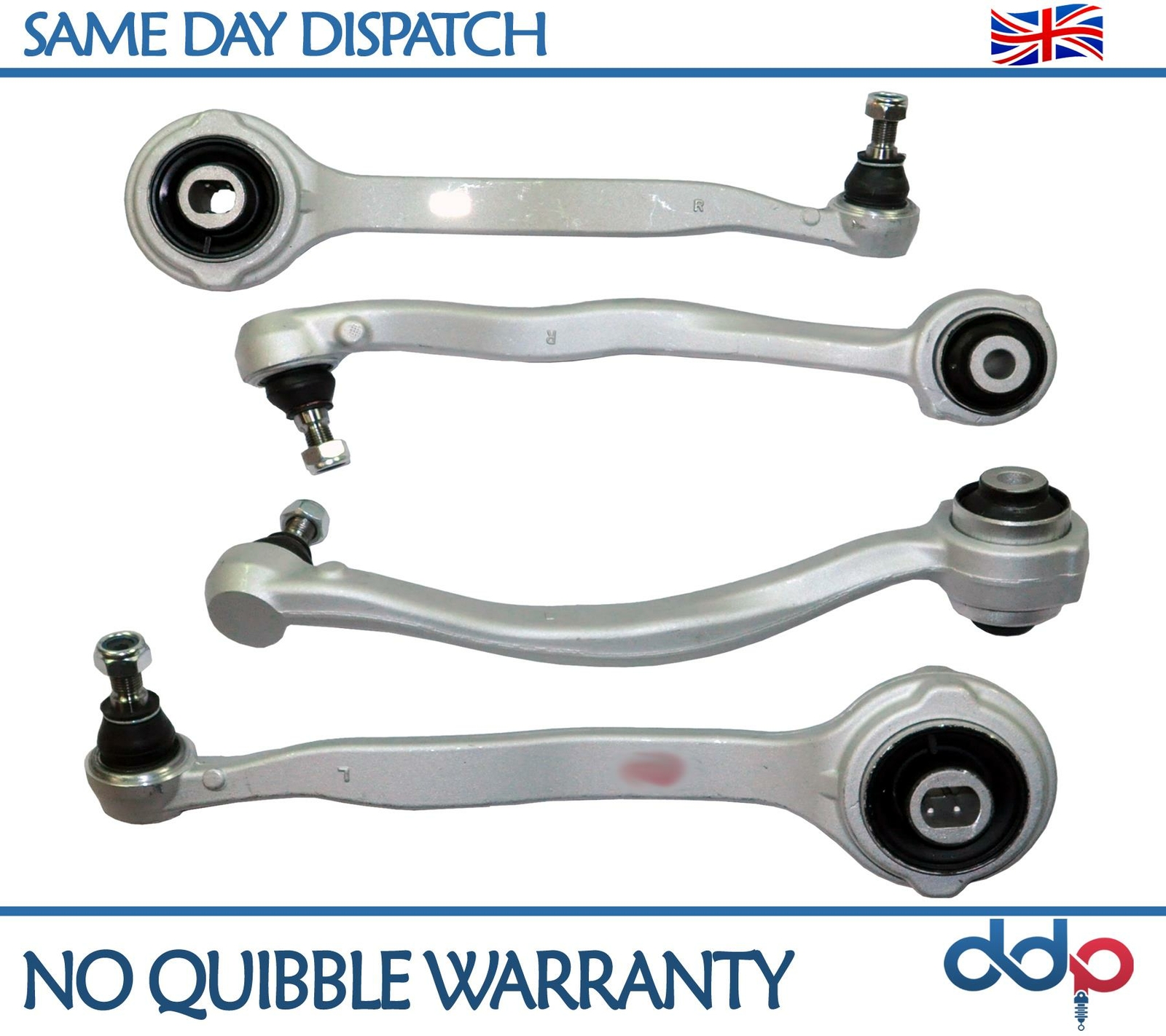 Front Lower Suspension Wishbone Arms Rear For Mercedes C E Class, CLK ...