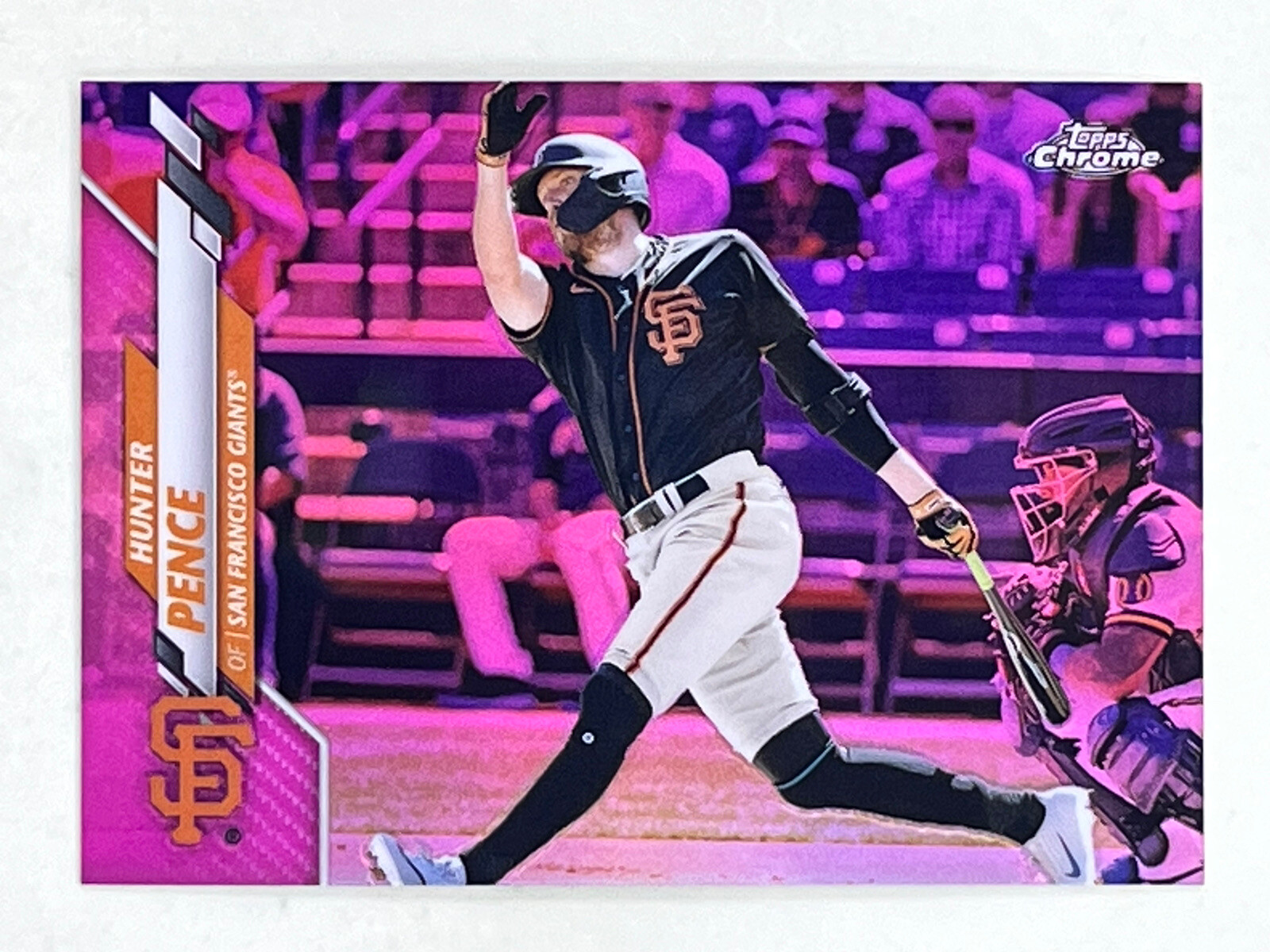 Hunter Pence 2020 Topps Chrome Update Series Pink Refractor #U-24 ...