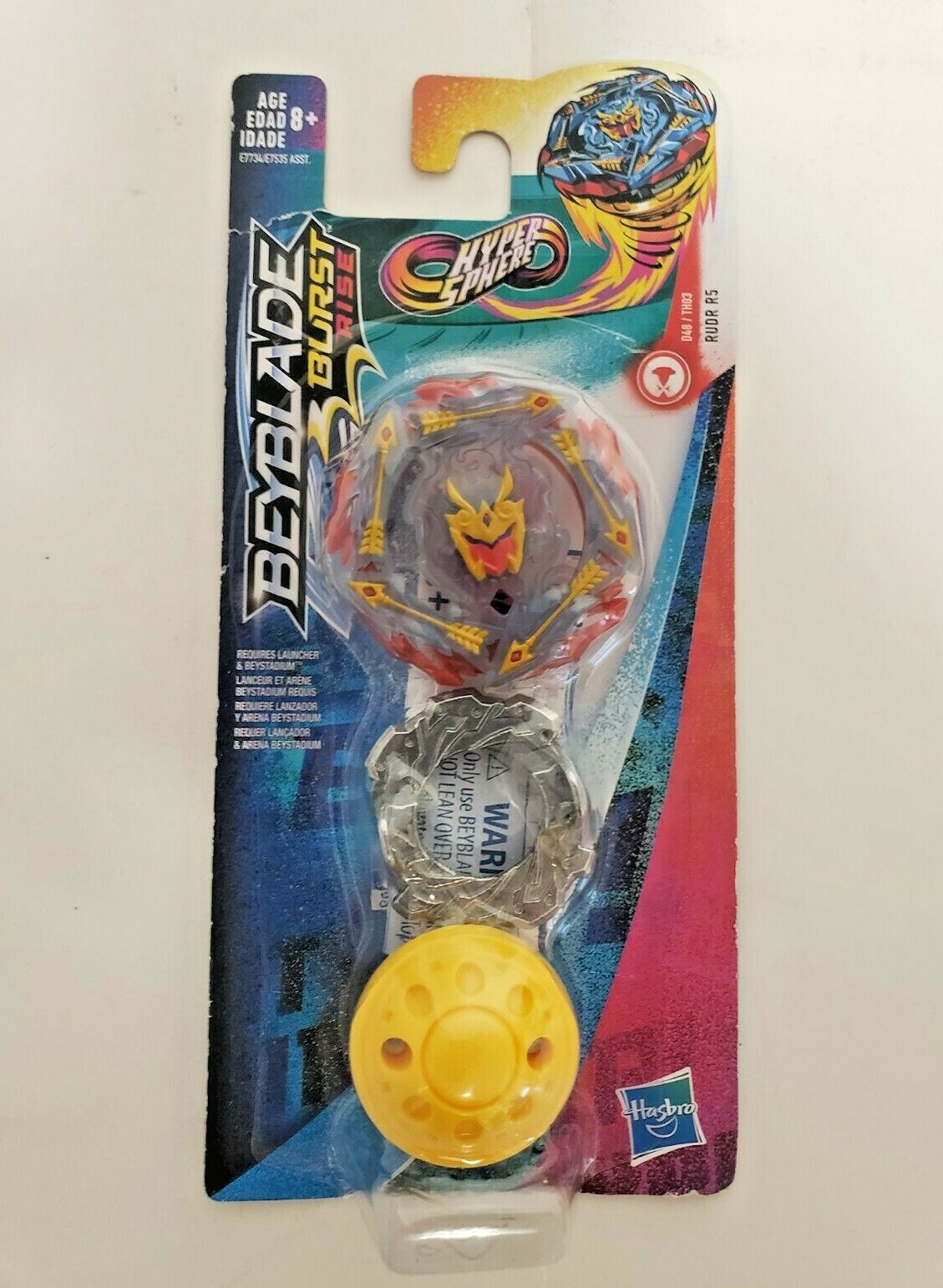 Hasbro Beyblade Burst Rise Hyper Sphere RUDR R5 Performance Top New | eBay