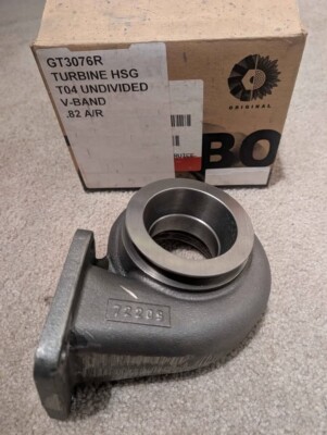 Garrett GT3076R T04E undivided v-band .82 A/R Turbine Housing NEW | eBay