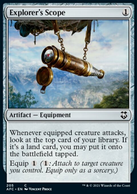 MTG Explorer's Scope (205/359) Adventures in the Forgotten Realms ...