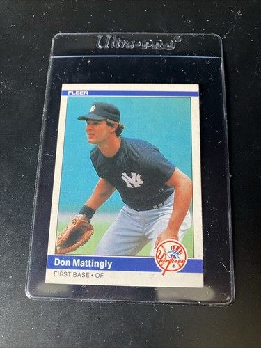 1984 FLEER #131 DON MATTINGLY ROOKIE CARD NEW YORK YANKEES EXMT/NM | eBay