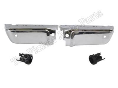 REAR BUMPER CHROME END CAP BACKUP SENSOR RETAINER FOR 2008-2015 FORD ...