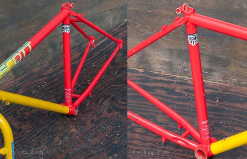 Vintage Scott Sawtooth Old School Mountain Bike FRAME FORK Shimano ...