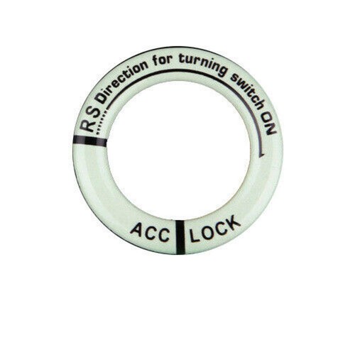 Aluminum Luminous Ignition Key Ring Switch Sticker 3M Tape Decal ...
