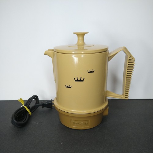 Vtg Regal Poly Perk Crown 4-Cup Harvest Gold Electric Automatic ...