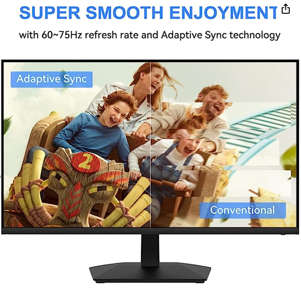 SANSUI Monitor 24 inch 75Hz USB Type-C Computer Monitor | eBay