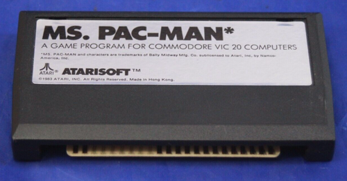Ms. PAC-MAN for COMMODORE VIC-20 Atarisoft 1983 Untested READ | eBay