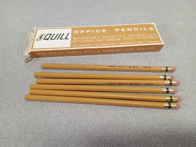 6 NEW Quill Corporation 2 2/4 Office Pencils Reorder 812 | eBay