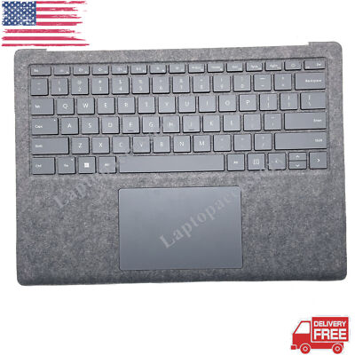 Gray Palmrest Backlit Keyboard For Microsoft Surface 3 4 13.5" 1867 ...