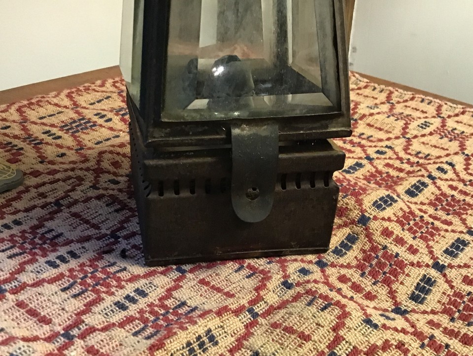 Rare Antique Tin Skaters Lantern Lamp Holmes, Booth & Hayden’s ...