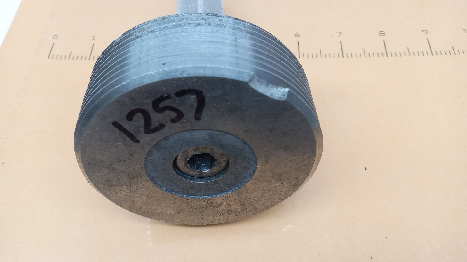 3 8 NPT L1 THREAD PLUG GAGE HAS CHIPS ON LEAD SEE IMAGES | eBay