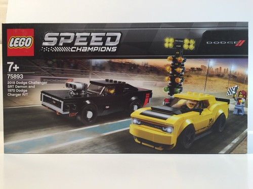 LEGO 75893 Speed Champions CHALLENGER SRT DEMON 2018 CHARGER RT 1970 ...