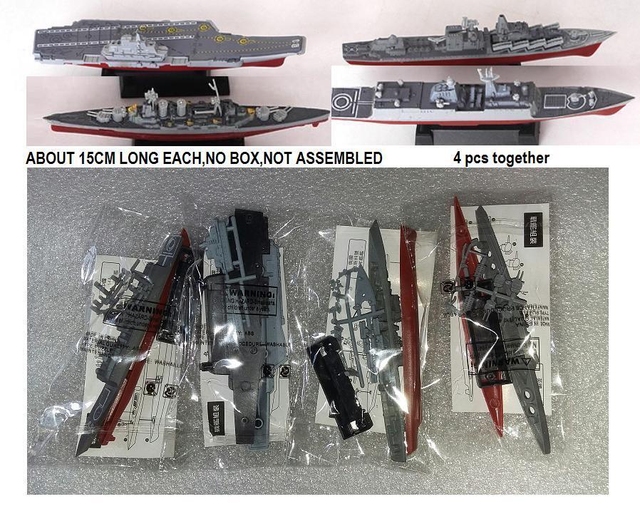 1/290 TO 1/2000 mini warships plastic 4-5 KITS! UNASSEMBLED!NO BOX | eBay