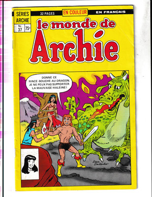 le Monde de Archie #37 (1983) FRENCH EDITION Heritage Comics | eBay