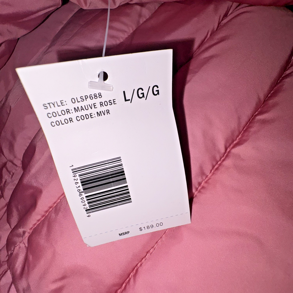 Spyder Women’s Large Pink Puffer Jacket Hooded Insulated Sportswear ...