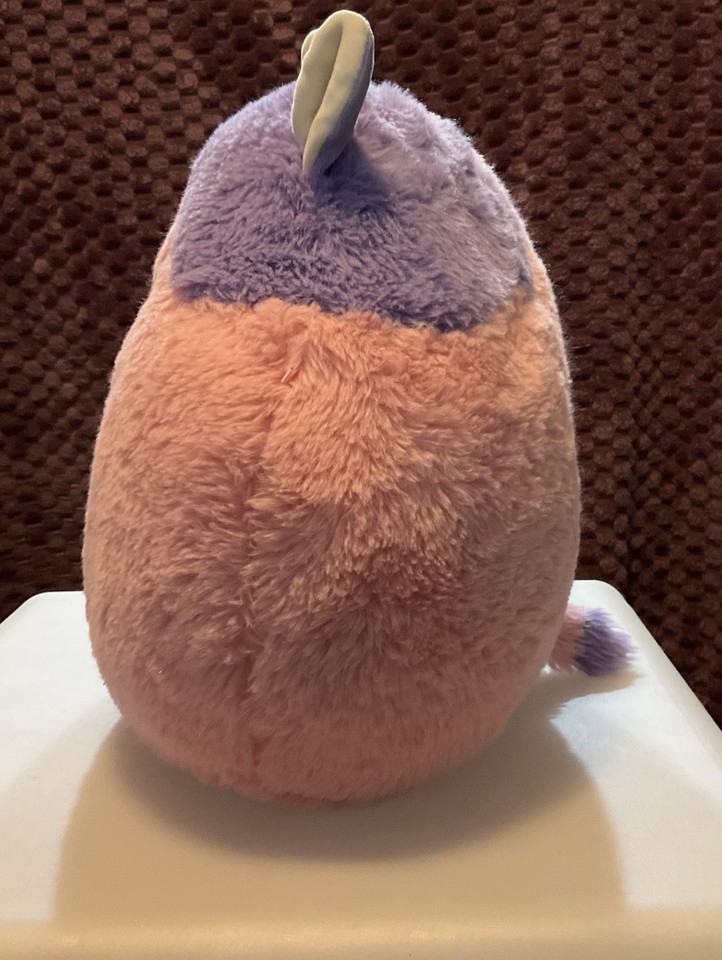 Squishmallow 12” Fuzzy Fuzz-A-Mallow PATTY THE COW Pink Purple Soft ...