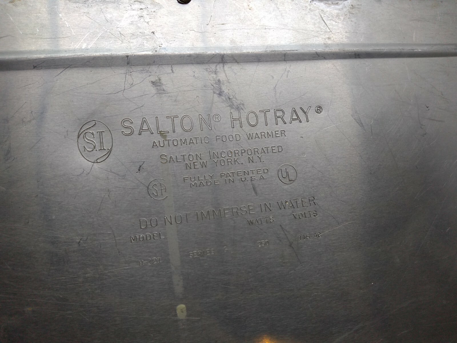 Salton Hotray Automatic Electric Tray Warmer Hot Plate Buffet Server ...
