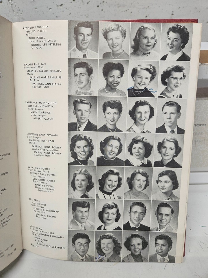 1953 Polytechnic High School Yearbook - Riverside CA - original hard ...