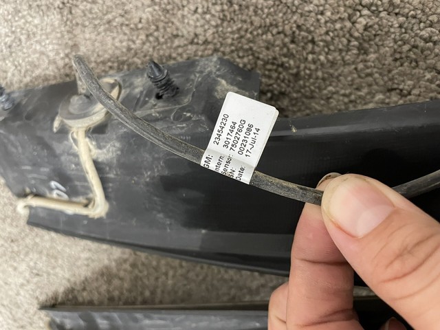 2015 - 2020 CHEVROLET SUBURBAN REAR LEFT LIFTGATE ANTI PINCH SENSOR OEM ...