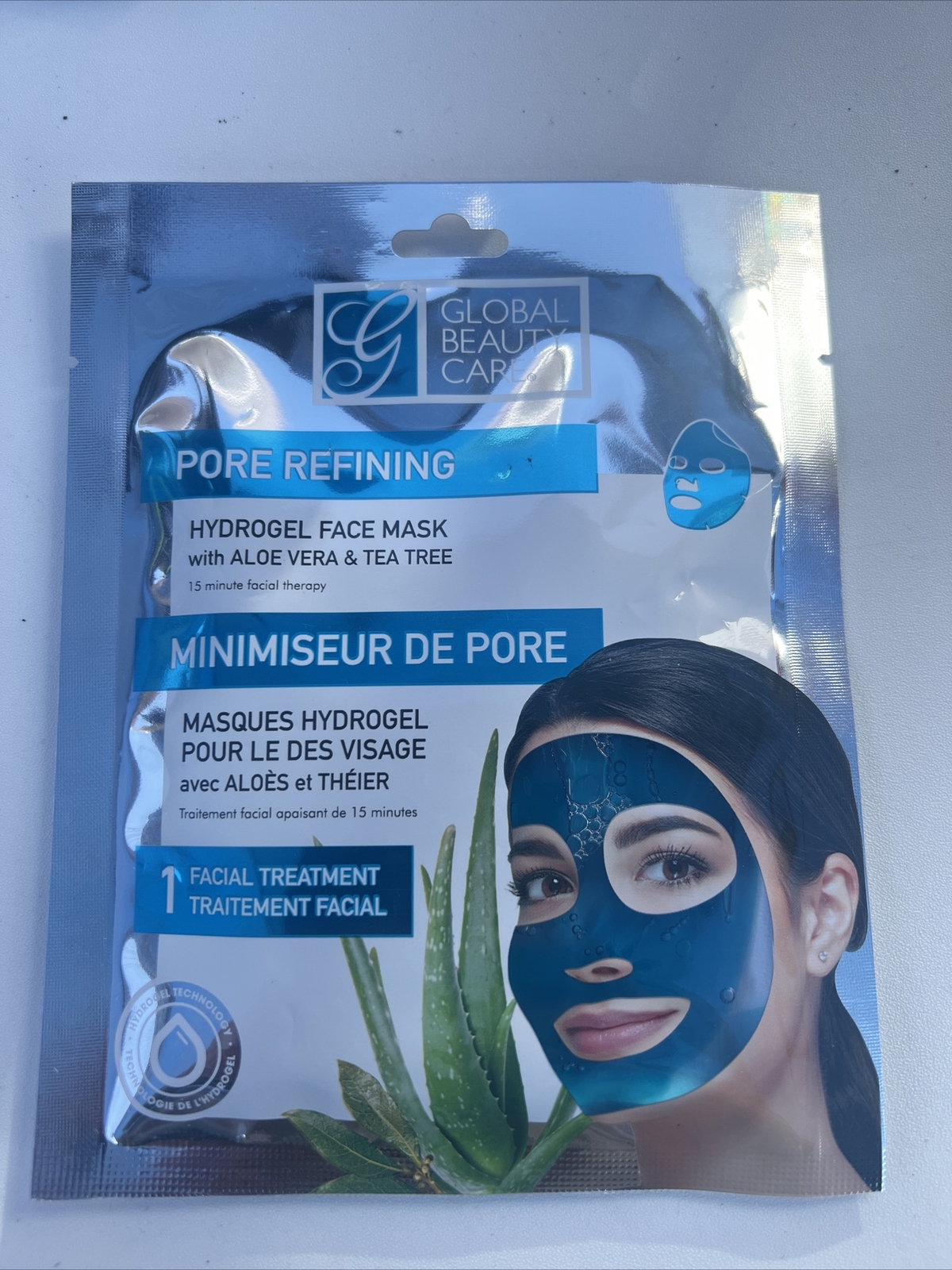 Global Beauty Care Pore Refining Hydrogel Face Mask with Aloe Vera ...