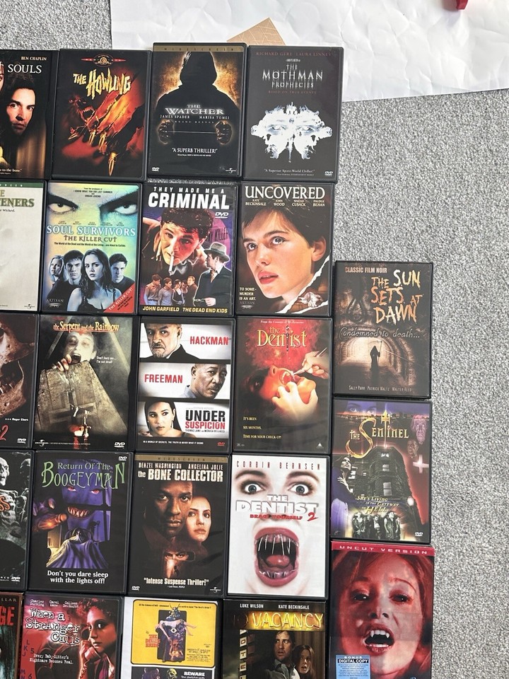 51 Horror Scary Cult Police Mystery DVD Movie Lot | eBay