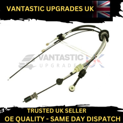 GEAR SELECTOR LINKAGE CABLE SET CITROEN DISPATCH PEUGEOT EXPERT 2.0 HDI ...