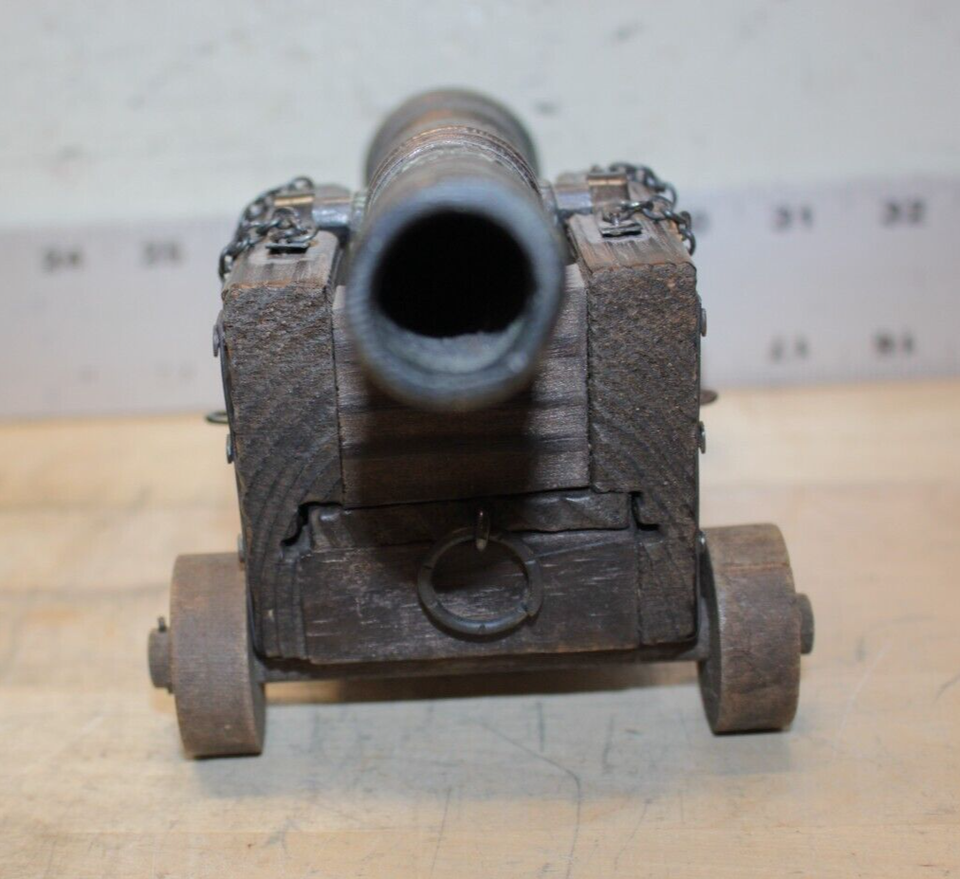 Vintage Model Antique Cannon Replica Canon Marina Espanola Siglo XVIII ...