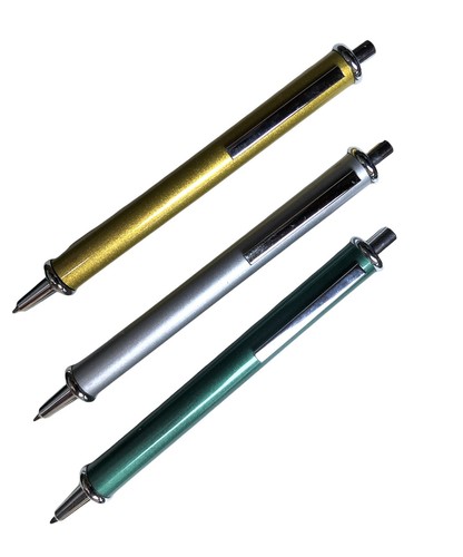 Pen Ball By Filcao Batch Of 3 Pens IN Metal Lacquered Metallic | eBay
