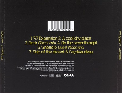 SYSTEM 7 777 [A-WAVE] NEW CD 5060016708012| eBay