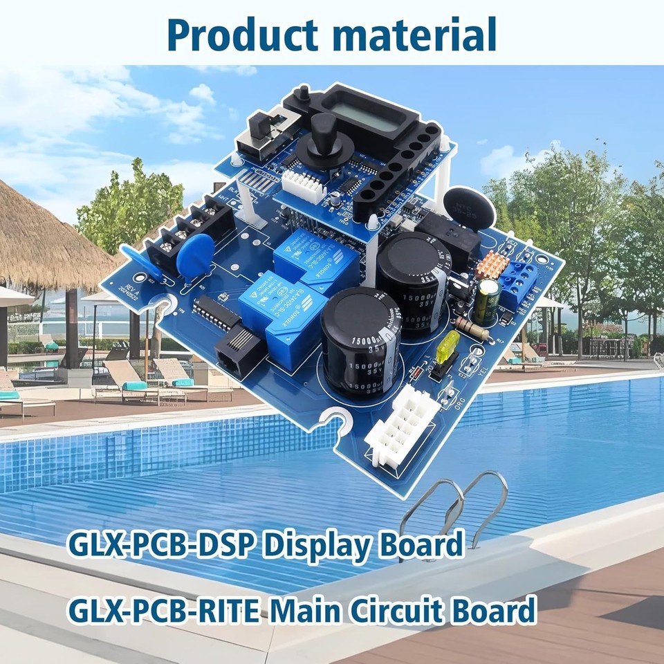 GLX-PCB-RITE Main Circuit Board & GLX-PCB-DSP Display Board, Hayward ...
