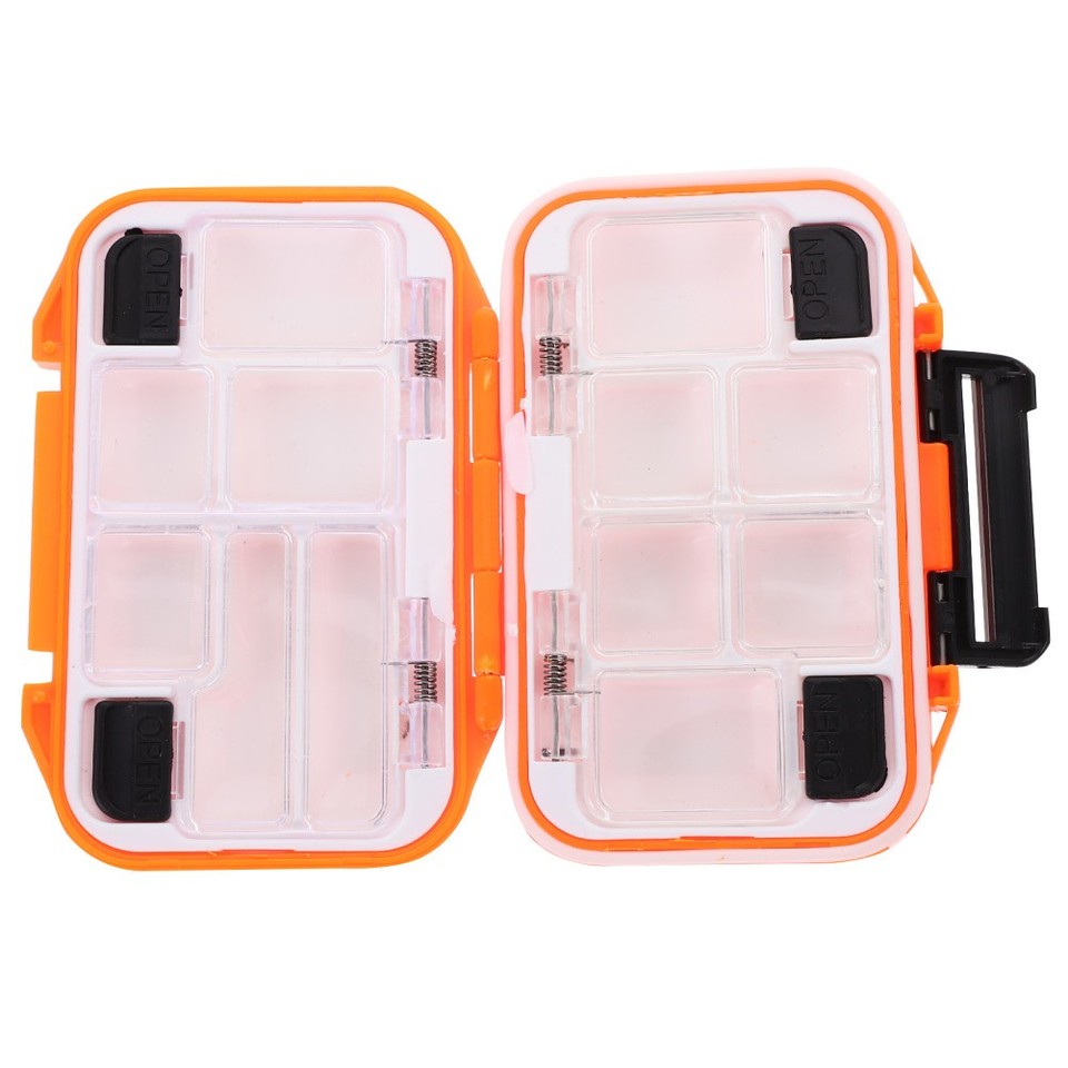 Compact Fishing Tackle Box Storage for Lures Soft Bait Organizer | eBay ...