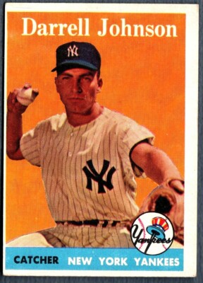 1958 Topps #61 DARRELL JOHNSON New York Yankees - EX | eBay