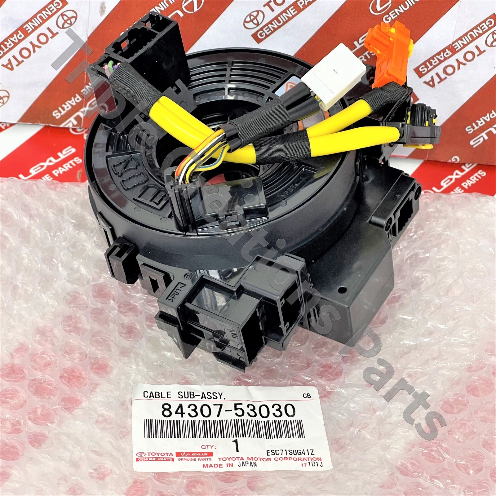 Toyota Genuine 84307-53030 Cable Sub-Assy Spiral With Sensor 8430753030 ...