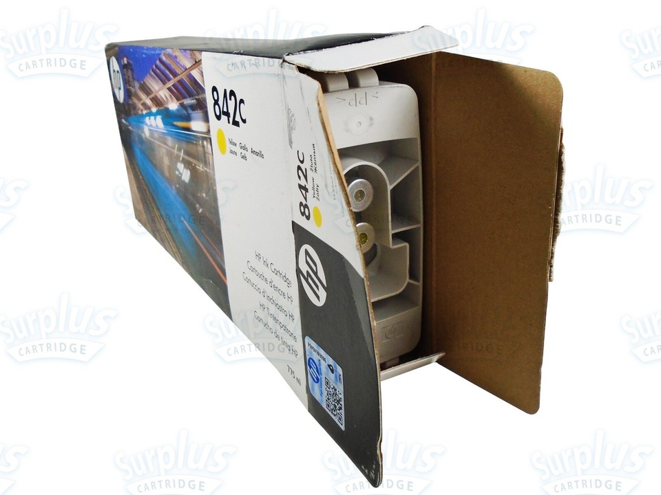 Genuine HP 842C Yellow Ink 775ML PageWide XL 8000 C1Q54A | eBay