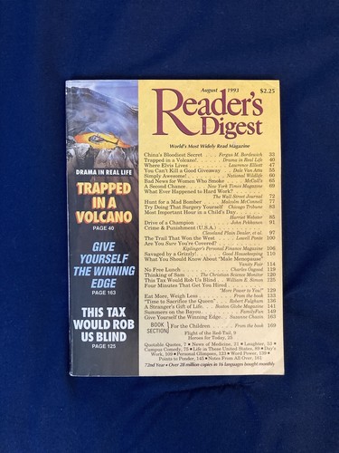 Vintage Reader’s Digest Magazine | August 1993 | eBay