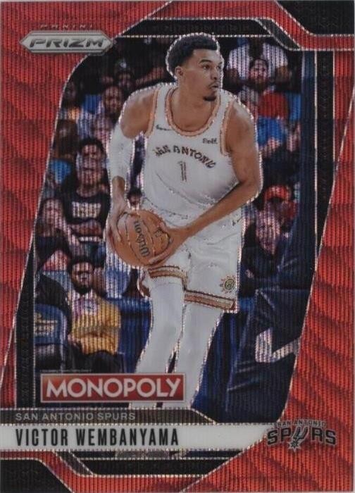 2024-25 Panini Prizm Monopoly - Victor Wembanyama #73 Ruby Wave Prizm for sale online | eBay