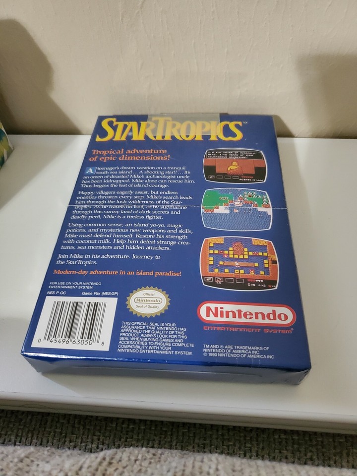StarTropics NES Original 1990 NIP! | eBay
