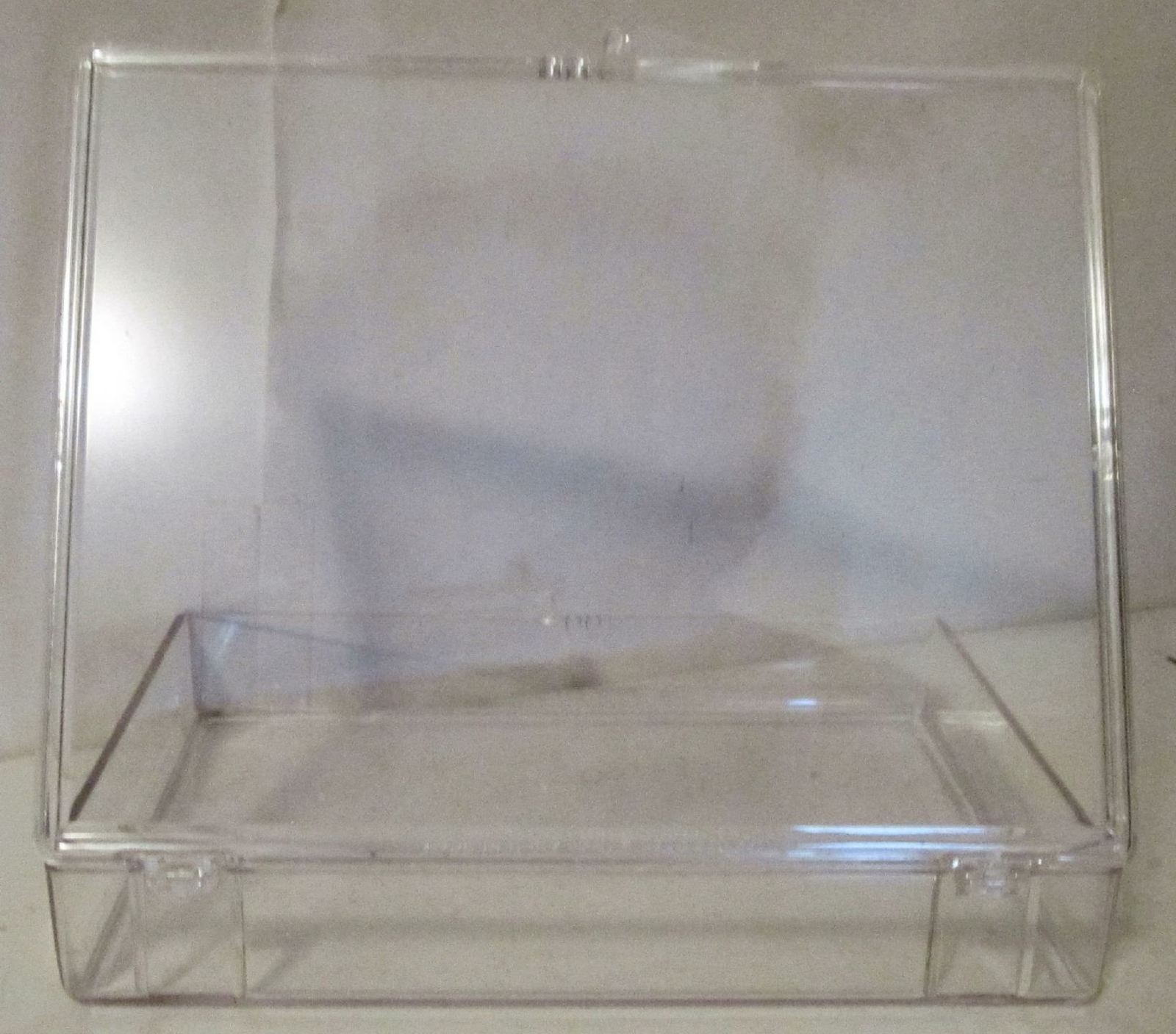 5 Clear Clamshell Acrylic Hard Plastic Parts Boxes ~ 4.5" x 3.5" x 0.75 ...