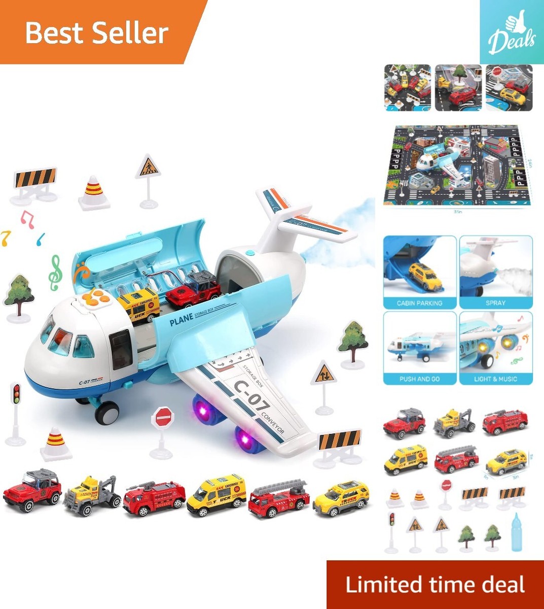 Airplane Toy Box Airplane Toy Plane – Kinder Dreams Baby & Kids