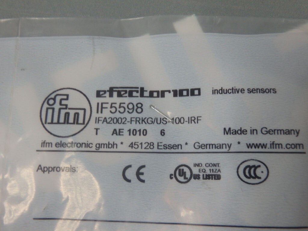 IF5598 - IFM ELECTRONIC - IF5598 / Efector 100 Inductive Sensor NEW | eBay