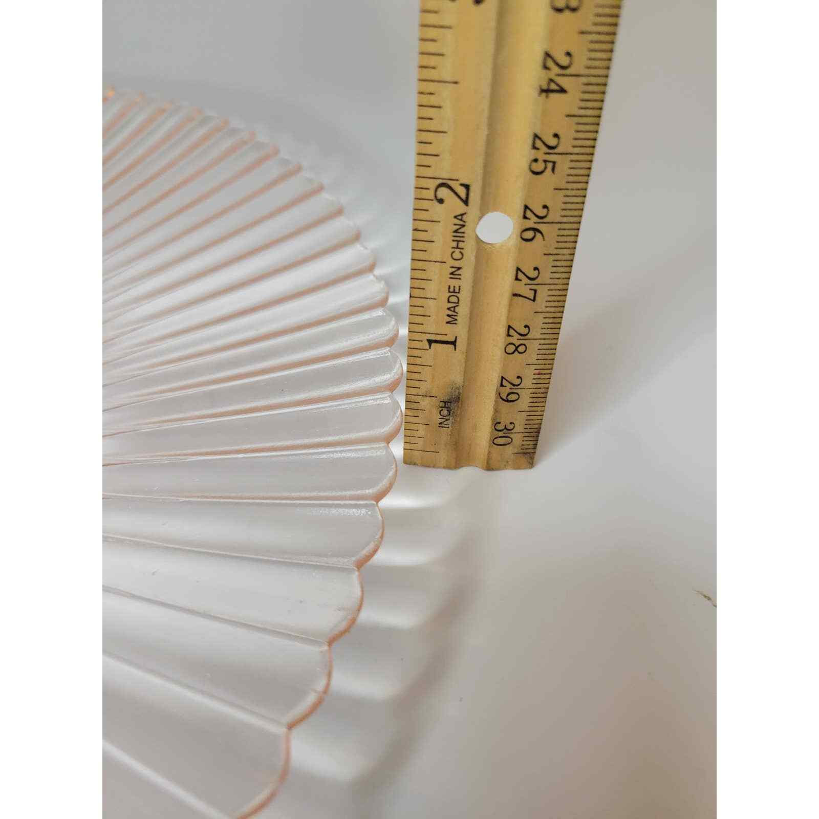 Vintage Diana Pink Depression Glass Swirly Trippy 10.5" Plate | eBay