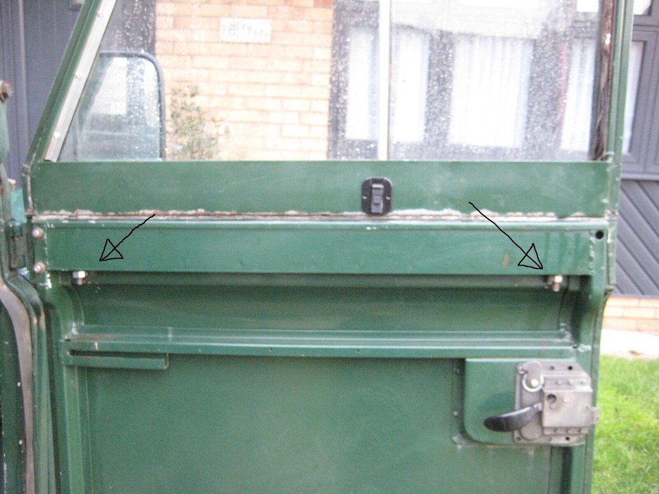 Land Rover Series 2, 2a, 3, Front Door Cappings Driver & Passenger ...