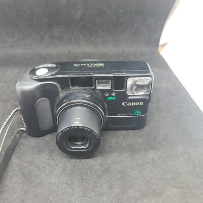 Canon Sure Shot Mega Zoom 76 35MM Point Shoot Film Camera Only, Tested ...