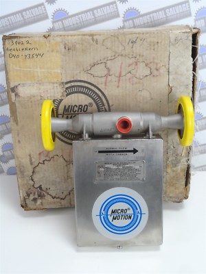 New MICRO MOTION Mass Flow Sensor 40S-SS 1250 PSI (NEW in the BOX) | eBay